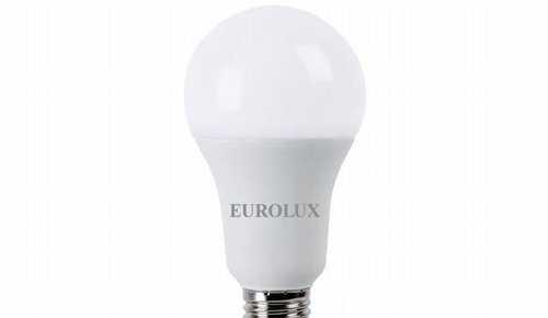 Лампа светодиодная LL-E-A70-20W-230-2,7K-E27, Eurolux 5 шт. комплект