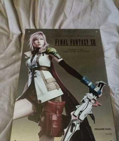 Постер металлический Final Fantasy xiii (коллекцио