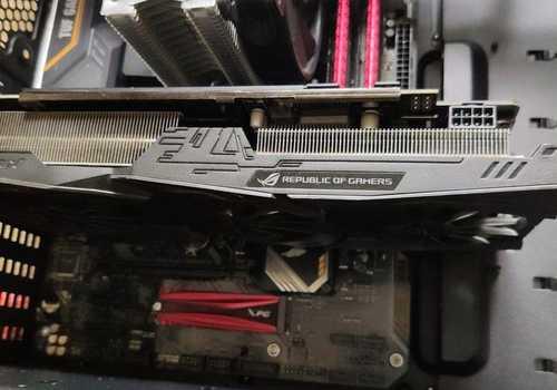 Видеокарта asus rog strix rx580 8gb