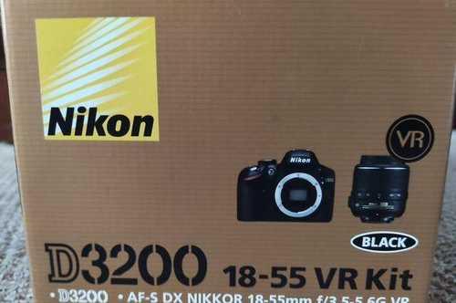 Зеркальный фотоаппарат nikon d3200 с сумкой