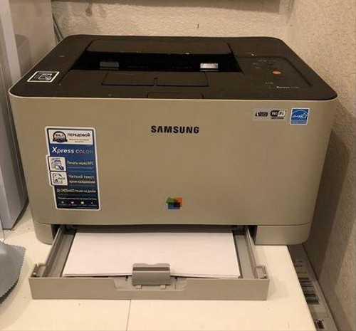 Принтер samsung c410w цветной лазерный