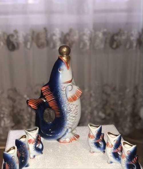 Фарфоровый набор рыбки