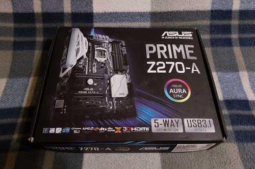 Комплект: Asus Prime Z270-A + Celeron G3900 BOX