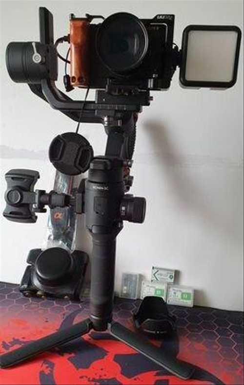 Фотоаппарат sony RX-100 m6 и стаб. DJI Ronin-SC
