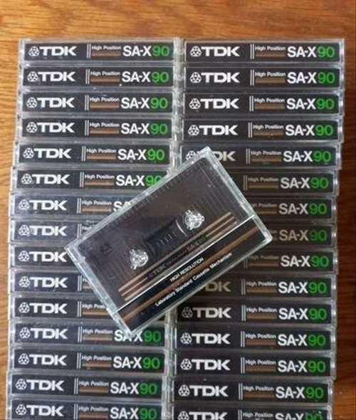 Кассеты TDK SA-X 90 с записями с винила
