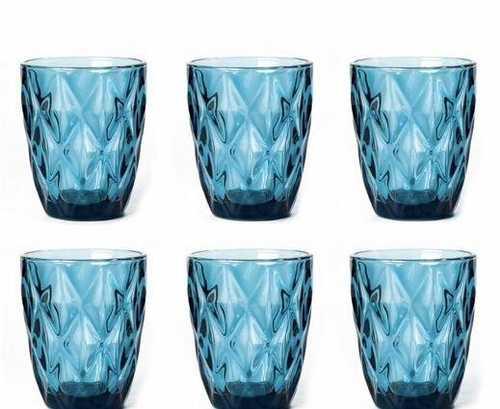 Стакан glass ware синего цвета