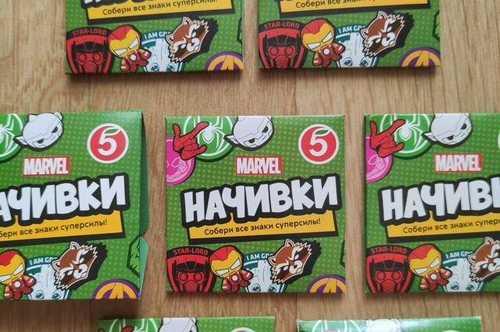 Начивки marvel Пятёрочка