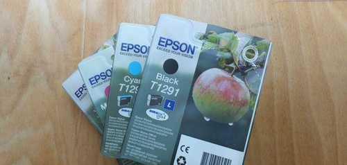 Картриджи epson T1291,T1292,T1293,T1294 комплект
