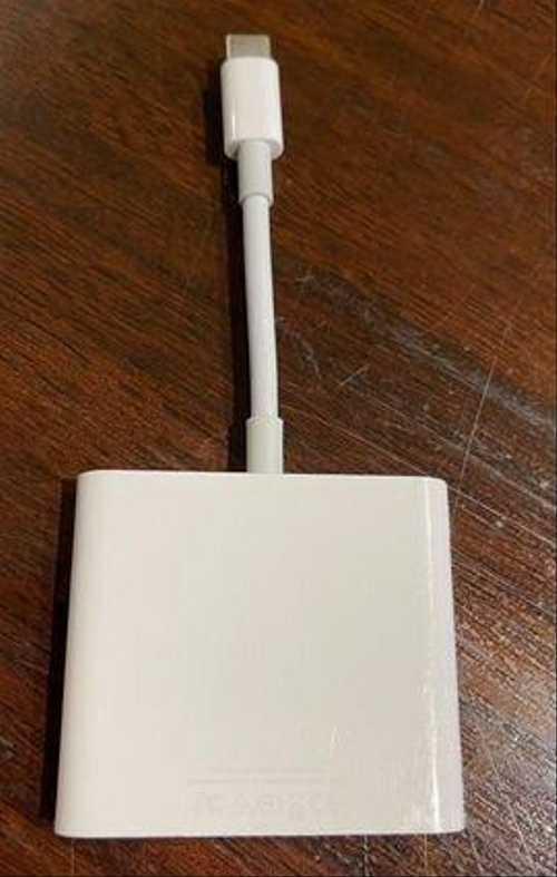 Переходник AV-адаптер Apple USB-C a1621 emc 2877