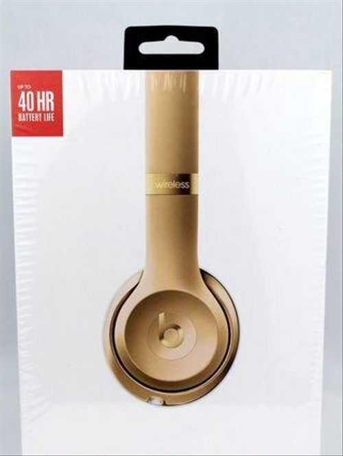 Beats By Dr. Dre Solo 3 Wireless Gold (Новые)