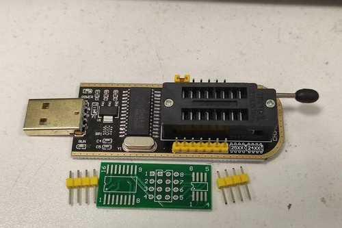 Программатор USB CH341A 24 25 Series eeprom Flash