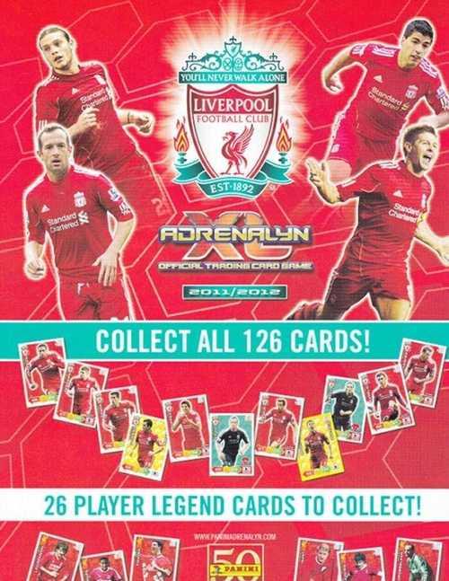 Panini Liverpool FC Adrenalyn XL 2011/2012 без LE