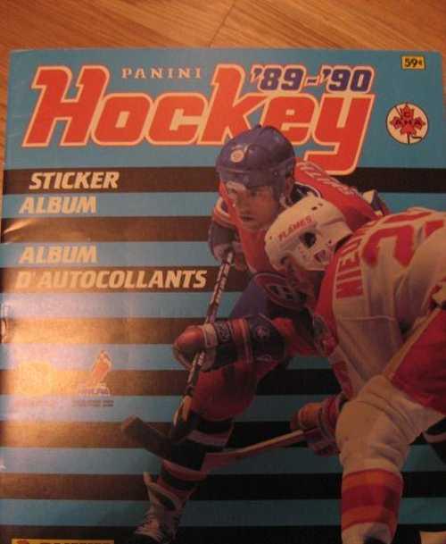 Panini NHL 1989-90 альбом + все стикеры к нему нхл