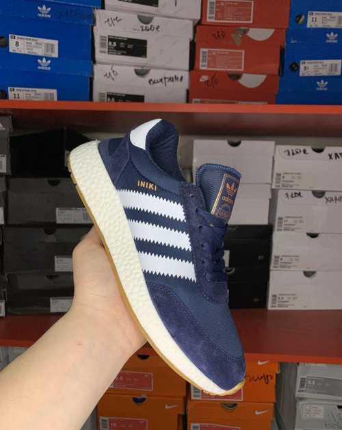 Кроссовки синие летние Adidas I - 5923