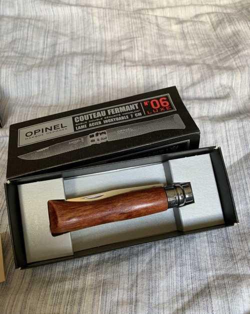 Нож Opinel 6 lux дерево Бубинга