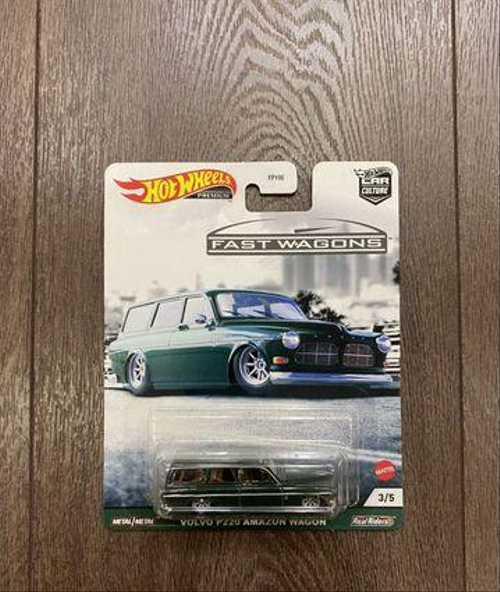 Hot wheels premium volvo p220 amazon wagon