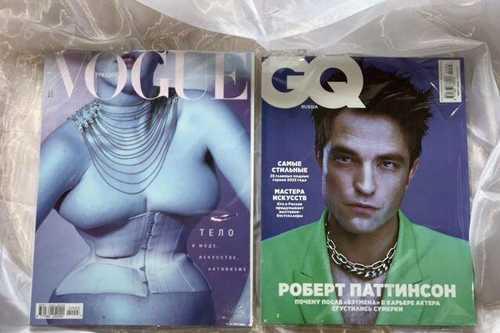 Последние мартовские выпуски журналов GQ / Vogue