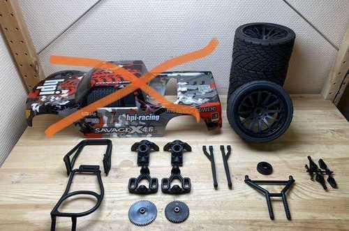 Hpi savage Xl 4.6 Flux запчасти