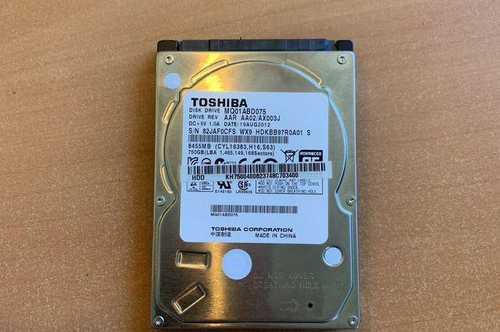 Жесткий диск HDD Toshiba 750GB (2.5)