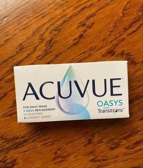 Линзы контактные acuvue oasys with transitions