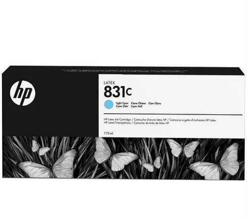 HP 831C, CZ698A картридж светло-голубой
