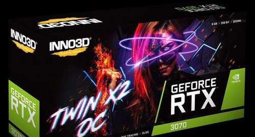 Inno3D geforce RTX 3070 twin X2 OC. Не Lhr