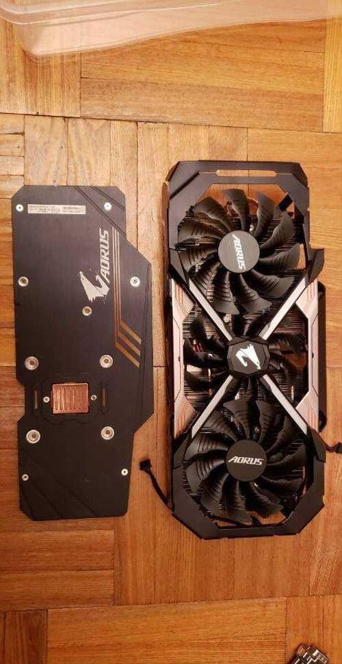 Охлаждение Aorus 1080ti