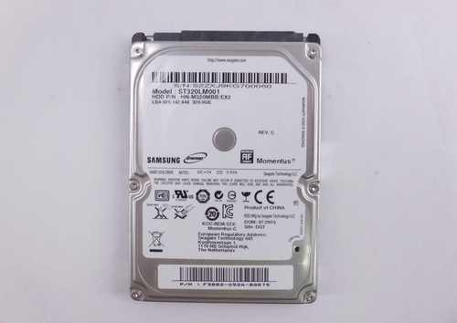 Жесткий диск 2.5" HDD SATA 320Gb seagate