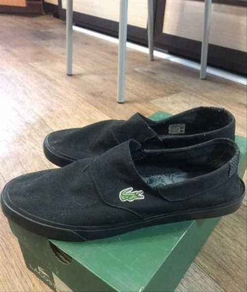 Слипоны мужские lacoste