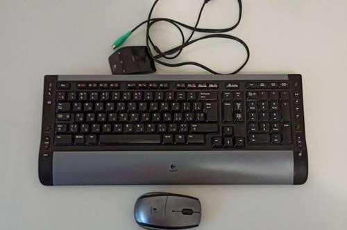 Logitech s510 беспроводная клавиатура + мышь