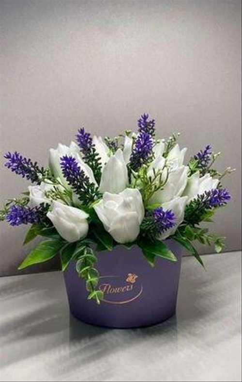 Букет цветов из мыла(тюльпаны)