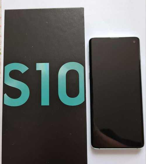Телефон samsung Galaxy S10 Аквамарин