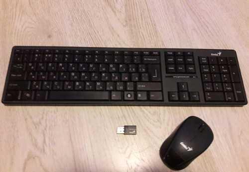 Беспроводные клавиатура и мышь Genius