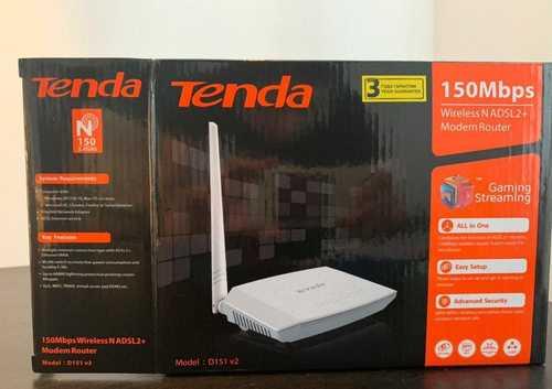 WI-FI роутер Tenda Wireless N adsl 2+