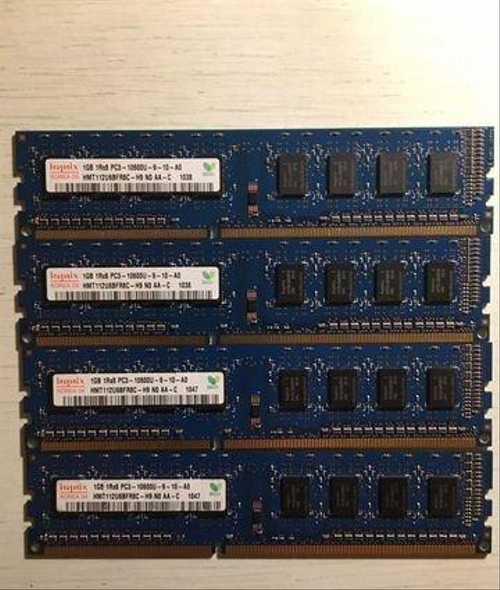 Оперативная память ddr3 4 gb (4x1gb)