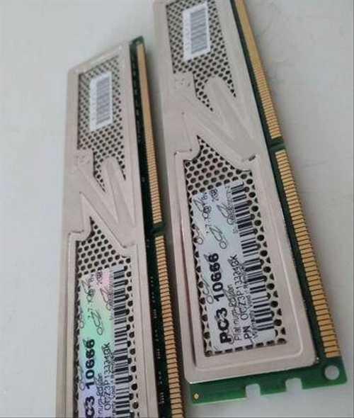 Оперативная память DDR3 OCZ Platinum Edition 2x2Gb