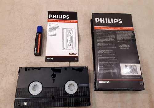 Чистящая кассета Philips VHS video cleaner