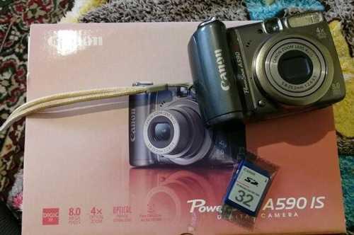 Цифровой фотоаппарат Canon PowerShot A590IS