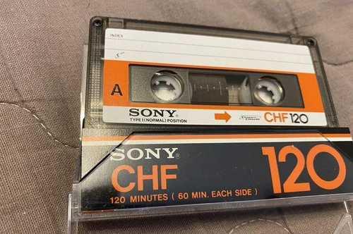 Аудио кассета Sony сhf 120 1982 года. Япония