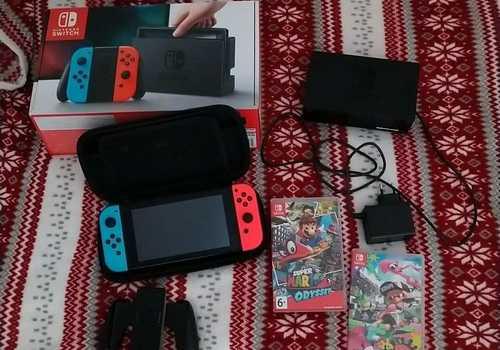 Nintendo switch + 64гб
