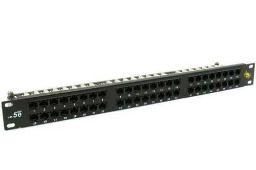 Патч панель Patch Panel 19" UTP 48 port кат 5e