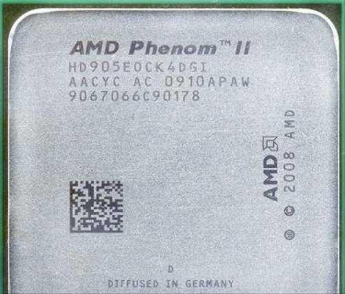 Процессор AMD Phenom II X4 Deneb 905e AM3