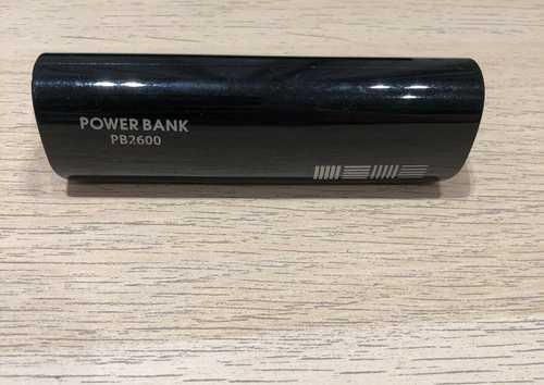 Power bank, зарядное устройство 2600mAh