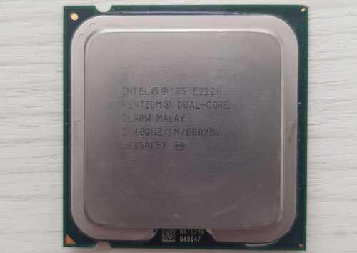 Процессор intel dual-core e2220 2.4 GHz