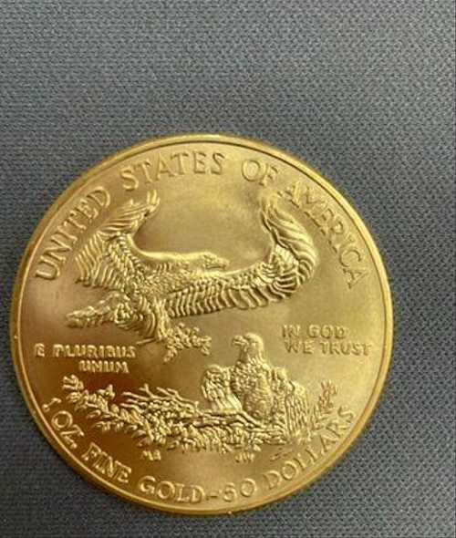 Золотая инвестиционная монета США Американский Оре
