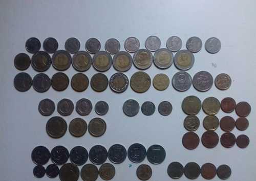 Коллекция монет из 19 стран (1982-2017)