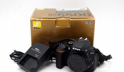 Зеркальный фотоаппарат Nikon D5500 body (пробег 20