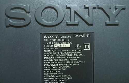 Телевизор sony Trinitron KV-25R1R