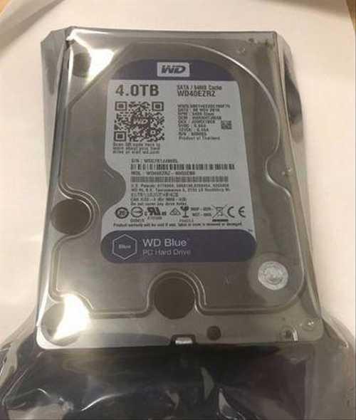 Western Digital WD Blue Desktop 4 TB WD40ezrz | Festima.Ru - Мониторинг объявлений