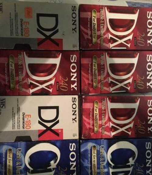 Видеокассеты VHS для записи